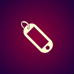 Trinket icon flat Royalty Free Vector Image - VectorStock