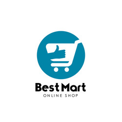 Best stores logo design shop icon Royalty Free Vector Image