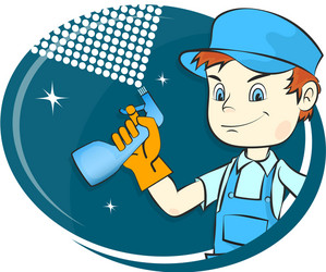 Cleaning and washing service Royalty Free Vector Image