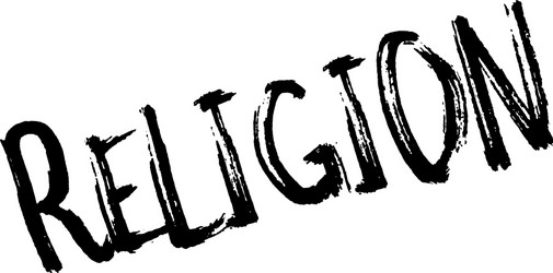 Religion rubber stamp Royalty Free Vector Image