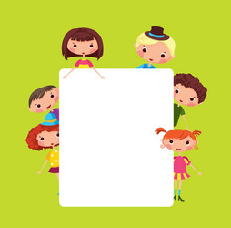 Kids frame notice Royalty Free Vector Image - VectorStock