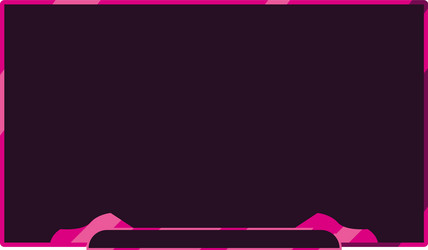 Pink streaming banner Royalty Free Vector Image