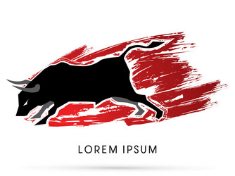 Bull fighting icon Royalty Free Vector Image - VectorStock