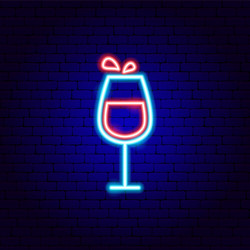 Vine neon sign Royalty Free Vector Image - VectorStock