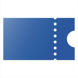 Modern coupon shape icon Royalty Free Vector Image