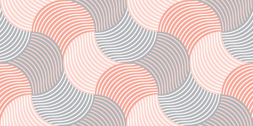 Seamless wave hair line pattern Royalty Free Vector Image