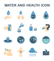 Cartoon water drops emoticons Royalty Free Vector Image