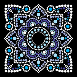 Dot Painting Mandala Vector Images (over 1,000)