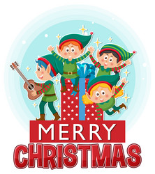 Merry Christmas Word Art Vector Images (over 3,900)