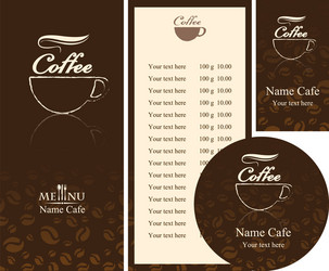 Food menu headlines set Royalty Free Vector Image