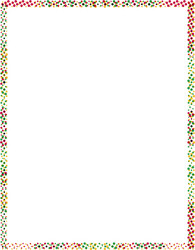 Colored frame with dots Royalty Free Vector Image