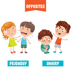 Happy and sad Royalty Free Vector Image - VectorStock