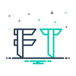 Ft Royalty Free Vector Image - VectorStock