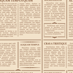 Old newspaper retro design Royalty Free Vector Image