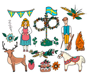 Midsommar Vector Images (24)