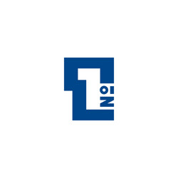 Number one or 1 sign celebration template Vector Image