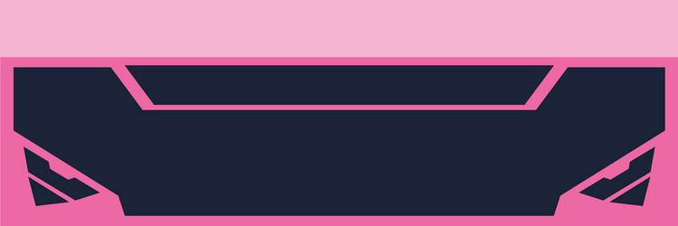 Pink streaming banner Royalty Free Vector Image