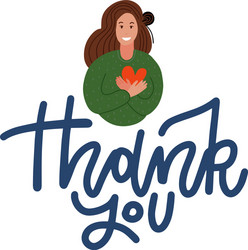 Woman with love Royalty Free Vector Image - VectorStock