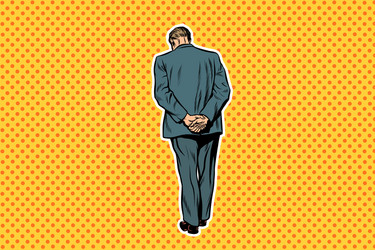 Man Look Back Vector Images (over 1,300)