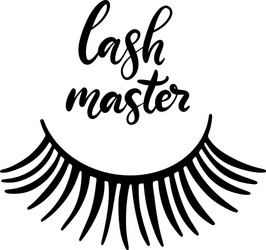 Eyelash graphic design template isolated Vector Image