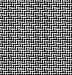 Black and white houndstooth seamless pattern Vector Image