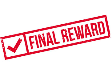 Final reward rubber stamp Royalty Free Vector Image