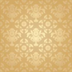 Seamless rich background in renaissance style Vector Image