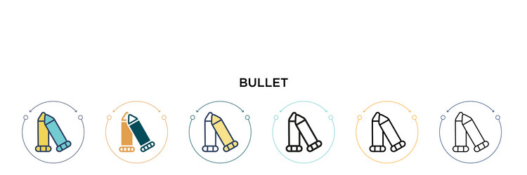 10 Bullets Vector Images (over 480)