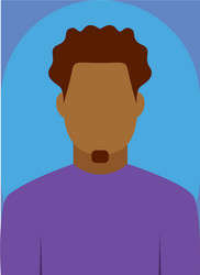 Front view a person Royalty Free Vector Image - VectorStock