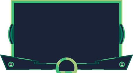 Purple streaming template Royalty Free Vector Image