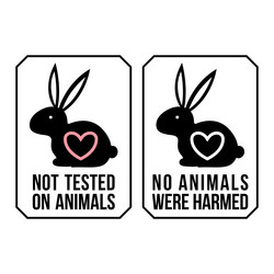 No animals were harmed 2 Royalty Free Vector Image
