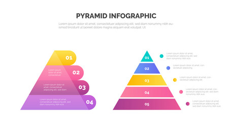 Five Level Pyramid Vector Images (over 190)