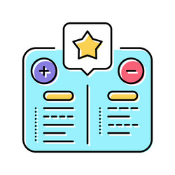 Self understanding concept icon Royalty Free Vector Image