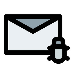 Message corrupted from system bugs Royalty Free Vector Image