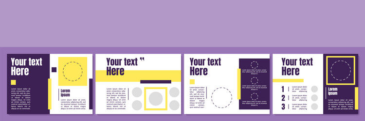 Presentation templates design Royalty Free Vector Image