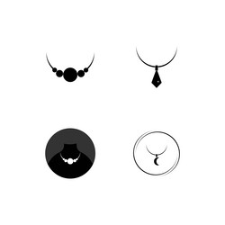 Necklace logo Royalty Free Vector Image - VectorStock