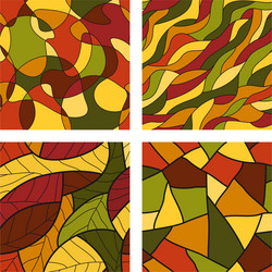 Geometric seamless set Royalty Free Vector Image