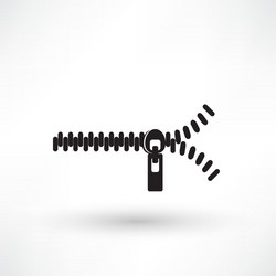 Zip line icon on white Royalty Free Vector Image