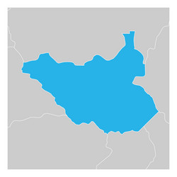 Modern map - south ribble district of lancashire Vector Image