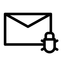 Message corrupted from system bugs Royalty Free Vector Image