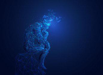 Futuristic artificial intelligence and machine Vector Image