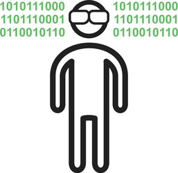 Nerd glasses symbol Royalty Free Vector Image - VectorStock