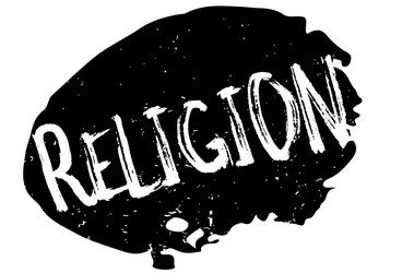 Religion rubber stamp Royalty Free Vector Image