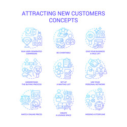 Scalability blue gradient concept icon Royalty Free Vector