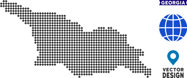 Georgia Dot Map State Vector Images (over 220)