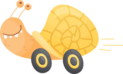 Snail on Wheel Vector Images (over 740)
