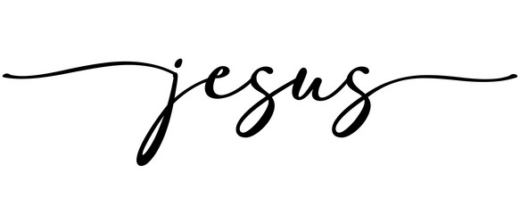 Jesus Calligraphy Vector Images (over 4,900)