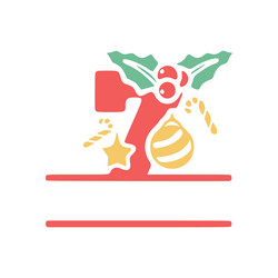 Number 7 Vector Images (over 15,000)