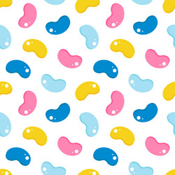 Seamless confetti pattern in candy colors Vector Image