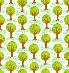 Park and playground seamless pattern Royalty Free Vector
